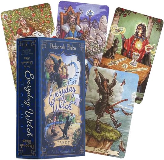 78 Tarotkaarten Set voor Beginners - Draagbaar Deck met Engelse ...