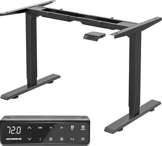 Elektrisch Zit-Sta Bureau Frame In Hoogte Verstelbaar Zwart | bol