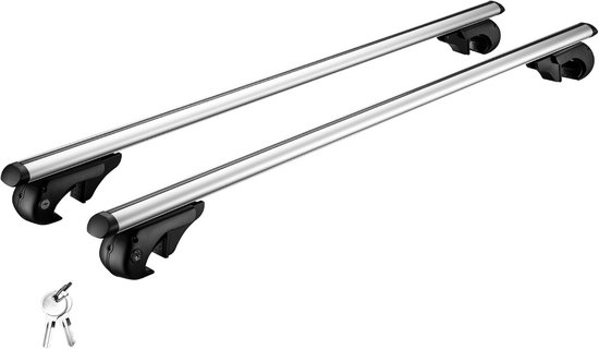 Universele Dakdragers Auto 120 cm Aluminium 90 kg voor Dakboxen en ...