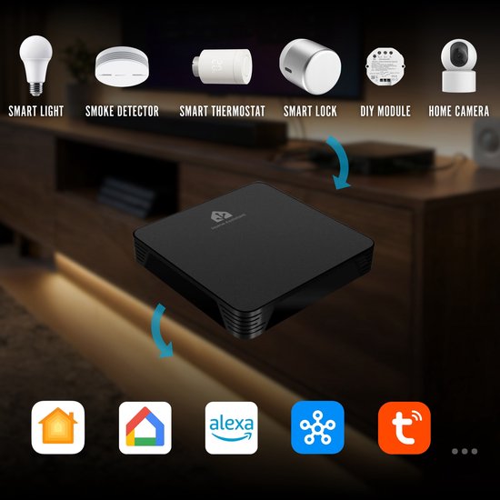 Home Assistant Box 4G Plus 32GB Zigbee2MQTT/ZHA USB 3.0 Cortex-A53 ...