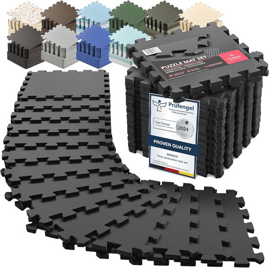 Zachte Foam Vloermatten - 18 Stuks EVA Puzzelmatten voor ...