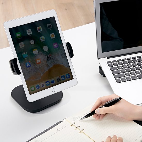 Gsm-houder / Tablet houder FLEXMOBI IV Metaal zwart hjh OFFICE | bol