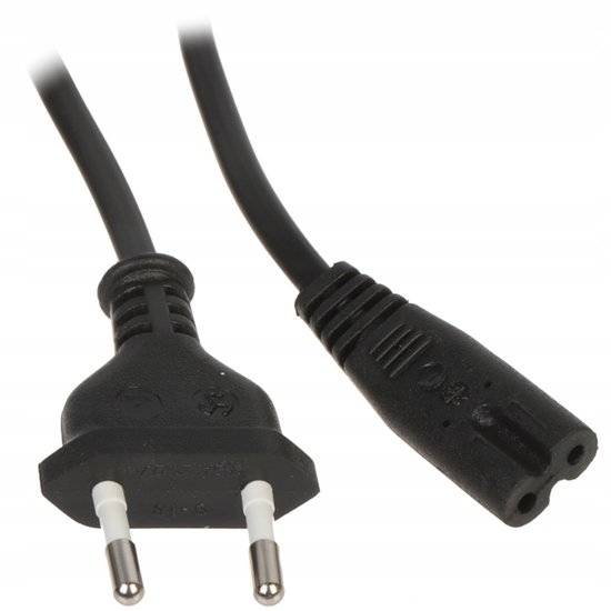 Voedingskabel SN-14 8-vorm connector, 5m voor TV, RTV, Huishoudelijke ...