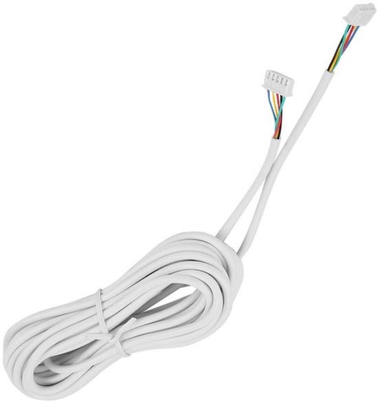 Flexibele Koperen Kabel voor Video Deurtelefoon Intercom - 15 Meter ...
