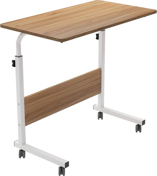 Verstelbare Laptoptafel C-Vorm Bijzettafel voor Bed en Bank - Mobiel en ...