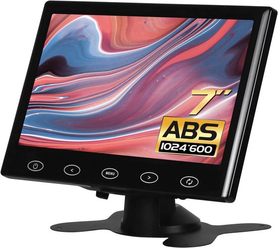 7 Inch HDMI Monitor 1024x600 voor Beveiliging, CCTV en Raspberry Pi | bol