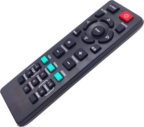 Afstandsbediening geschikt voor de INFOCUS IN5142 beamer, vervangt HW ...
