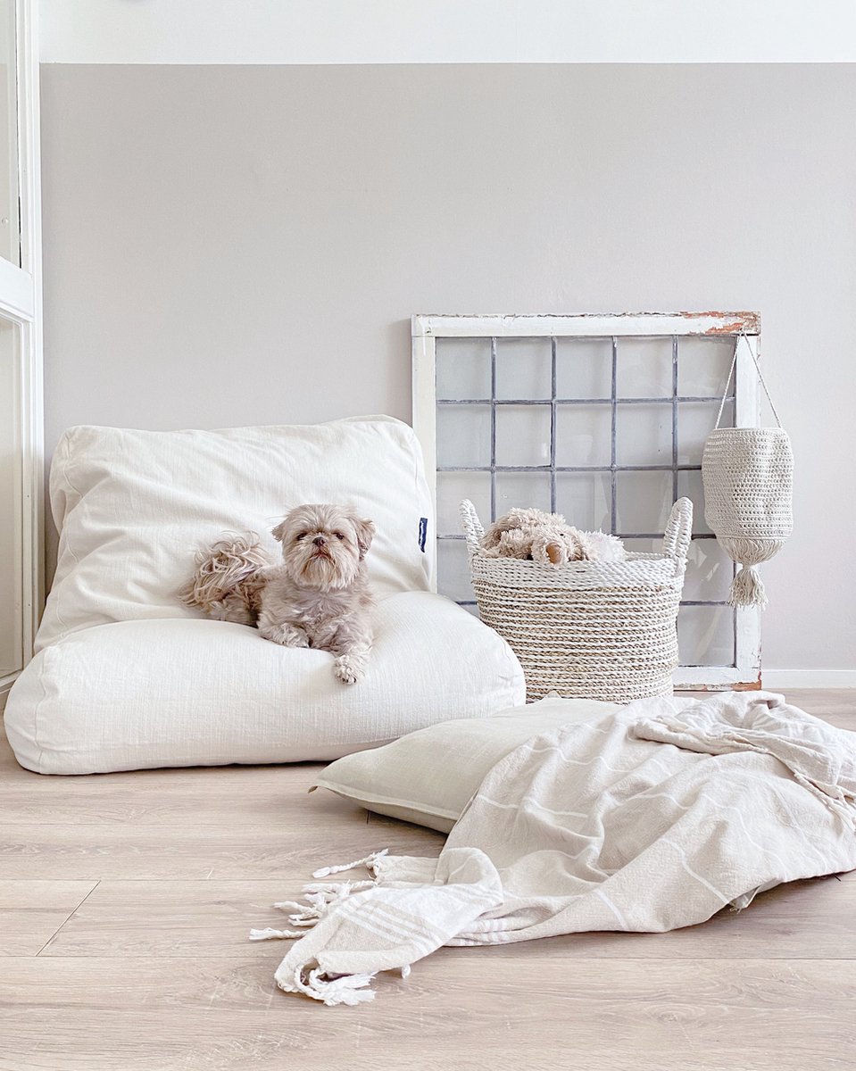 Dog's Companion - Hondenbed white sand - XS - 55 x 45 cm | bol.com