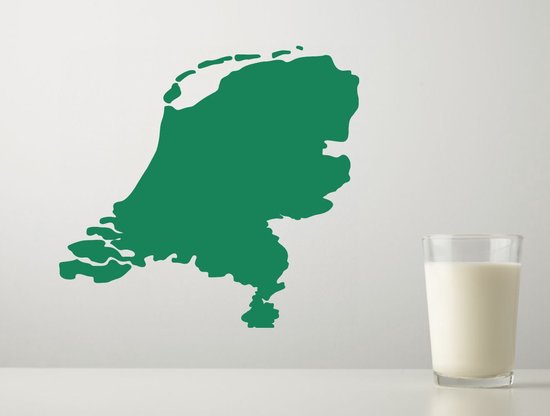 Stickerheld - Muursticker Nederland - Woonkamer - Nederland - Landkaart ...