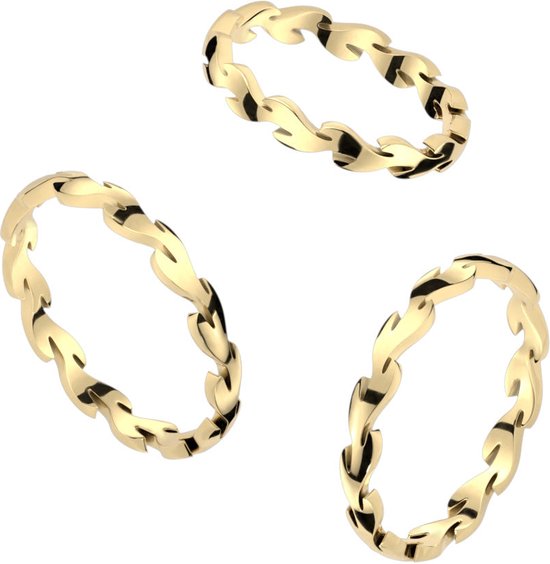 Ringen Dames - Ring Dames - Dames Ring - Goudkleurig - Ring - Ringen ...