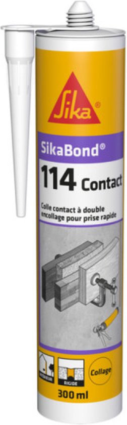 SIKA sneldrogende montagelijm SikaBond-114 Contact - Bruin - 657260 ...