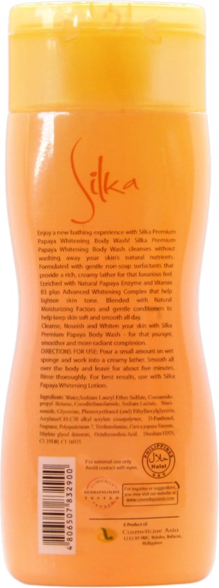 Silka Skin premium whihtening body wash 500 ml | bol.com