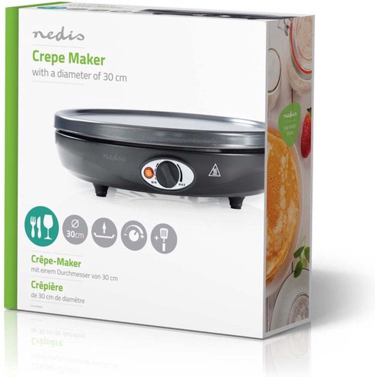 Crêpe maker - Pannenkoekenmaker - Pancake maker - 1000W ...