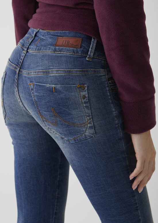 LTB Jeans Molly Dames Jeans - Donkerblauw - W27 X L30 | bol.com
