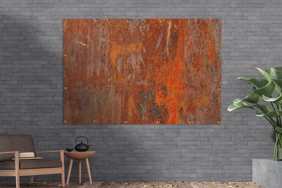Muurdecoratie Roest - Industrieel - Staal - 180x120 cm - Tuinposter ...