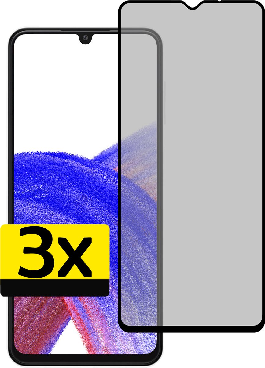 Screenprotector Geschikt voor Samsung A33 Privacy Screenprotector Bescherm Glas -... | bol