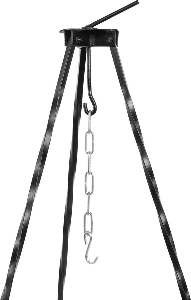 Meyerhoff stalen driepoot ketelstandaard 1.2m voor boven het kampvuur ...