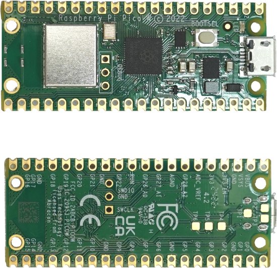 Raspberry Pi Pico W kit : bordje - headers - USB-kabel | bol