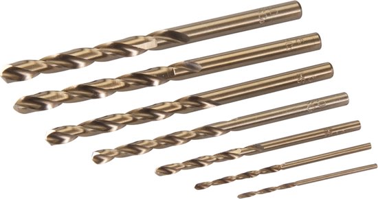 Silverline Kobalt boren set - HSS precisie - 7-delig - Ø 1,5 t/m 6 mm ...