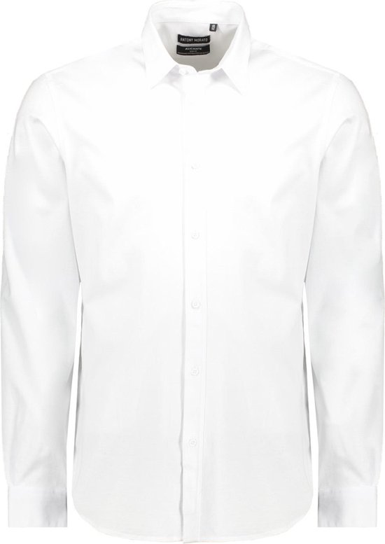 Antony Morato Overhemd Shirt Mmsl00695 Fa100084 1000 White Mannen Maat ...