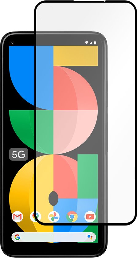 Cazy Screenprotector Google Pixel 5a Full Cover Tempered Glass - Zwart ...