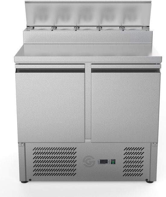 Saladette - 2 deurs - H 97 x 90 x 70 CM - 240 Liter - Excl. 1/6 GN ...