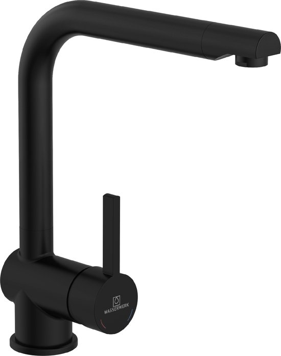 WASSERWERK WK 4 Keukenkraan - Mengkraan - Zwart | bol