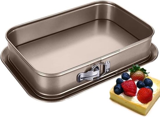 Bakvorm, rechthoekig, springvorm, cakevorm, vierkant, cheesecak ...