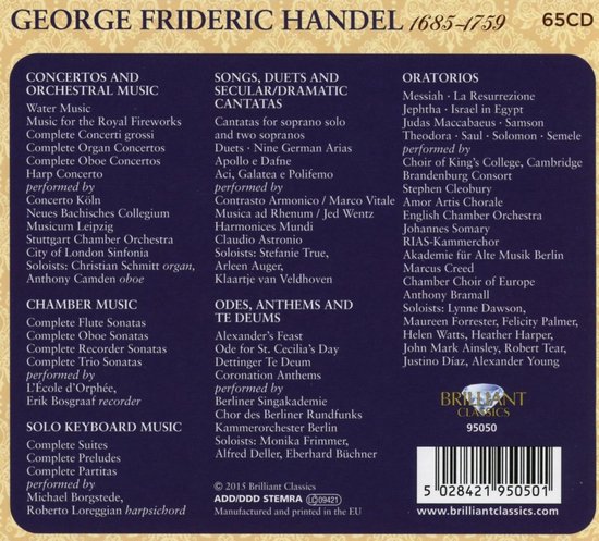 Various Artists - Händel Edition (CD), various artists | Muziek | bol