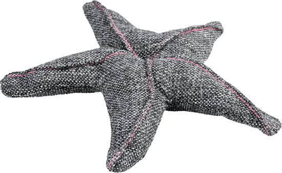 Duvo+ ECO Pluche Zeester 17x18x3cm grijs | bol