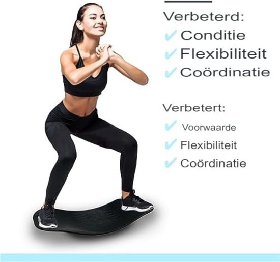 Gratyfied - Balanstrainer - Balans trainer - Balansbord - 65x10x27 CM ...