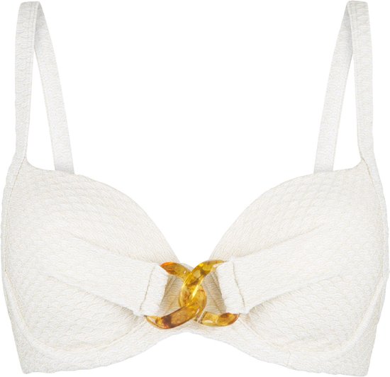 LingaDore - Gold Mermaid Bikini Top - maat 40F - Wit/Goud | bol