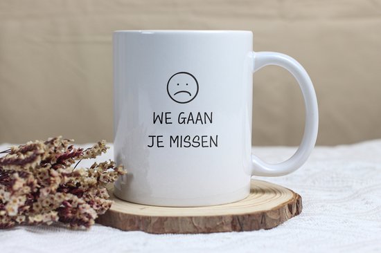 Mok - Afscheid Collega - 'Bedankt Topper' - 'We gaan je missen' - Afscheidscadeau Collega | bol