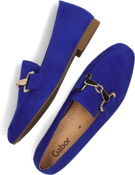 Gabor 211 Loafers - Instappers - Dames - Blauw - Maat 38,5 | bol