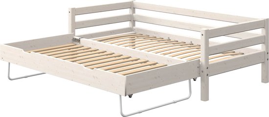 Flexa Classic Bed Met Onderschuifbed Whitewash | bol