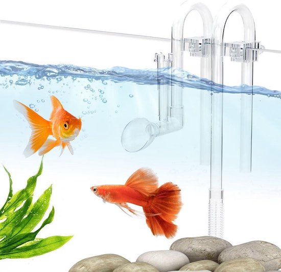 Aquarium Walk-In & Spout with Skimmer Lily Pipes U-Shaped Feeder and ...