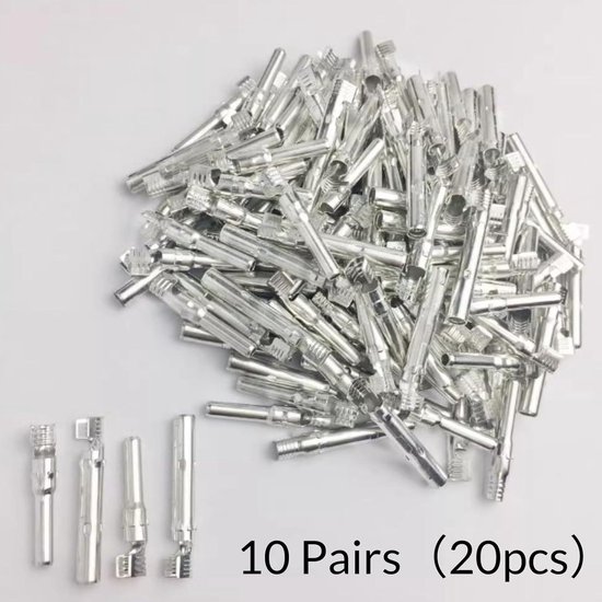 Female Plug 10 Pairs Solar Panel Cables Male Connector Set Core Inner ...