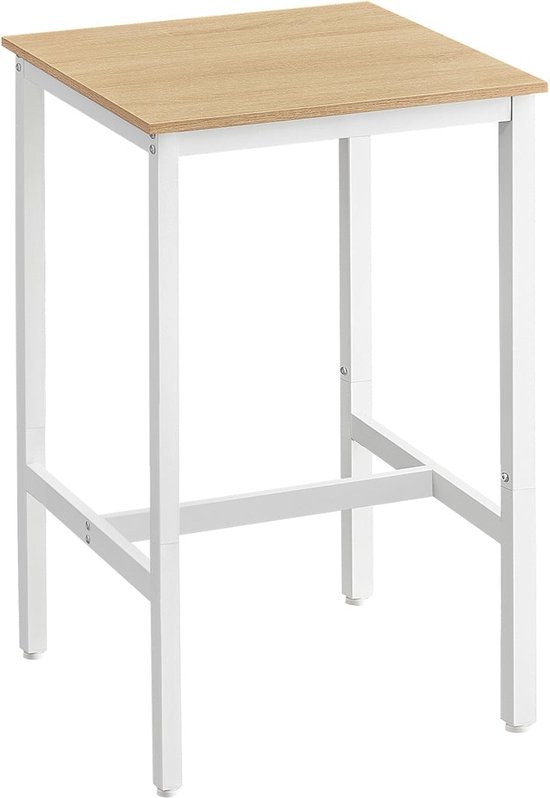 Bartafel - Pubtafel - Hoge tafel - Stalen frame - Stevige constructie - 60 x 60 x 92... | bol