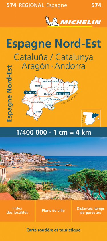 Michelin 574 España Noreste: Cataluña/Catalunya, Aragón, Andorra ...