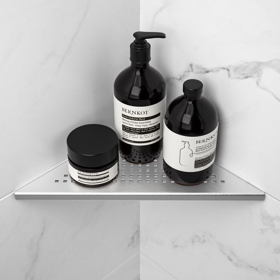La'Moussawi ® Stijlvolle Hoekplank voor Badkamer zonder Boren ...
