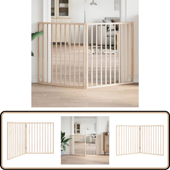 vidaXL Hondenhek - Inklapbaar - 2 Panelen - 160 cm Hondenhek - Hondenhekken -... | bol