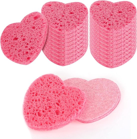 Gecomprimeerde sponzen van natuurlijke cellulose voor gezichtsreiniging ...