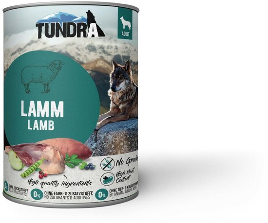 Tundra Dog Lam 800g | bol