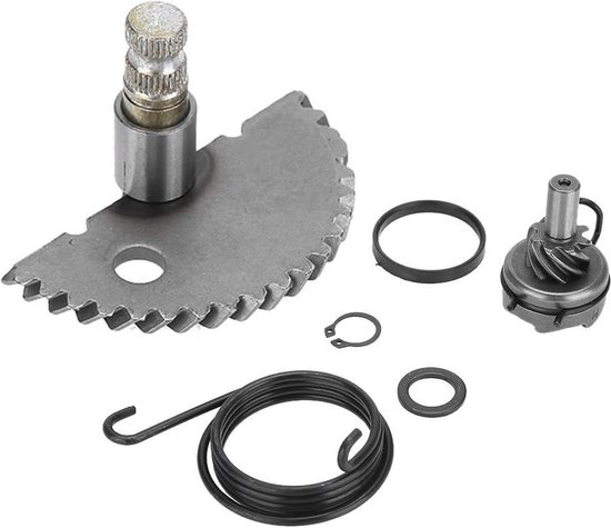 Aluminium Kick Start Schacht Idler Gear Assembly Set voor Scooter GY6 ...