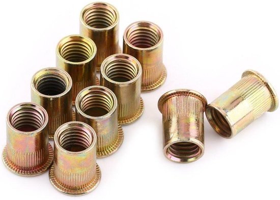 Plat Koolstofstaal Metrische Schroefdraad Klinkmoer - Moer Flens ...