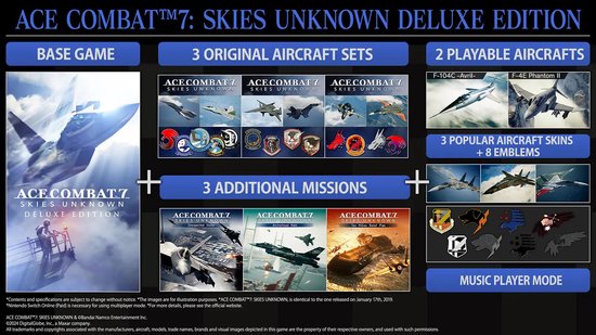 Ace Combat 7 Skies Unknown - Deluxe Edition - Nintendo Switch | Games | bol
