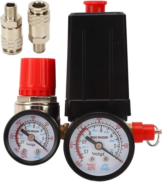 Air Pressure Switch Assembly Compressor Parts Set 4 Way Pressure ...