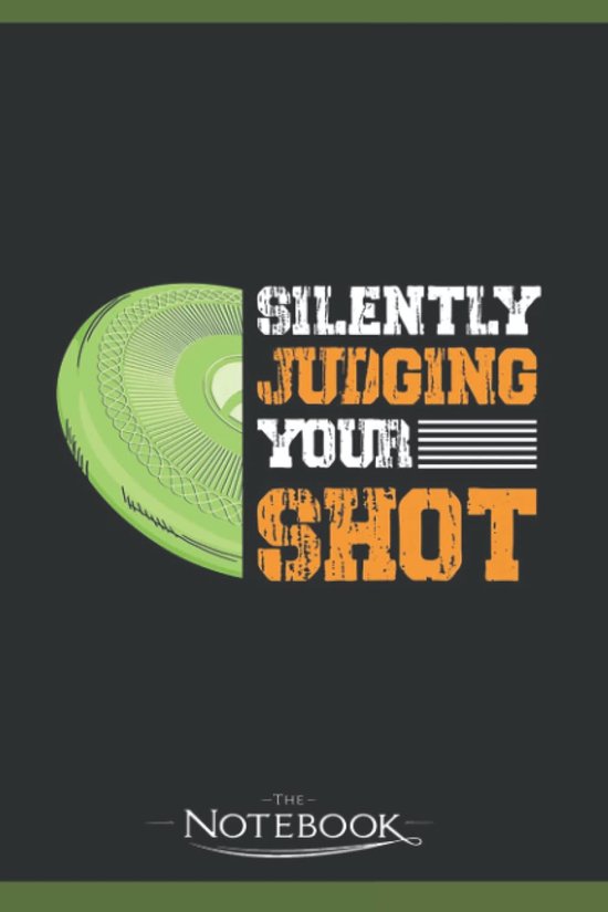 Notebook: Flying Disc Sport Design for a Disc Golf Enthusiast 2 ...