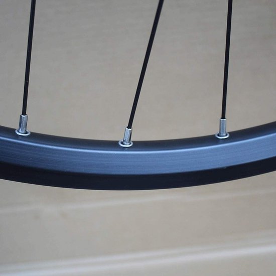 LHHL Fietswiel 24 Inch Dubbele Wandvelgen BMX Fietswiel Set Schijfrem ...