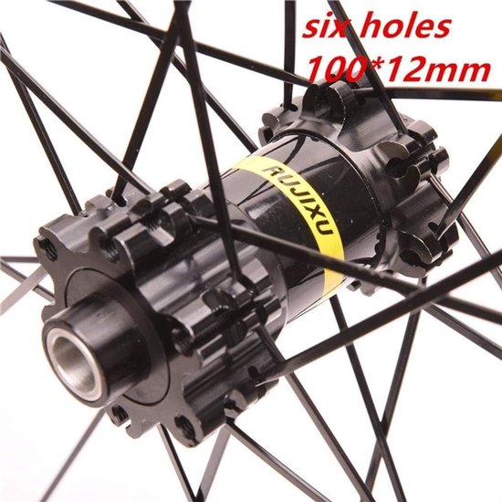 Road Bicycle Wheels 700C Double Wall Rims 30mm 24H 7-11 Speed Disc V ...